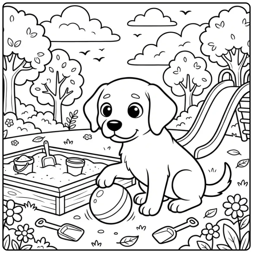 40 Labrador Retriever Coloring Pages: Free Printable PDF To Print