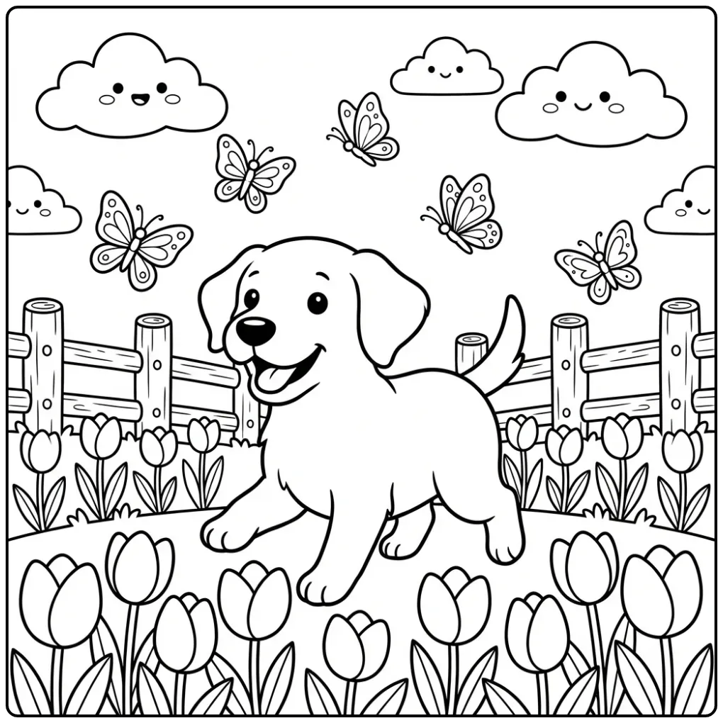 40 Labrador Retriever Coloring Pages: Free Printable PDF To Print