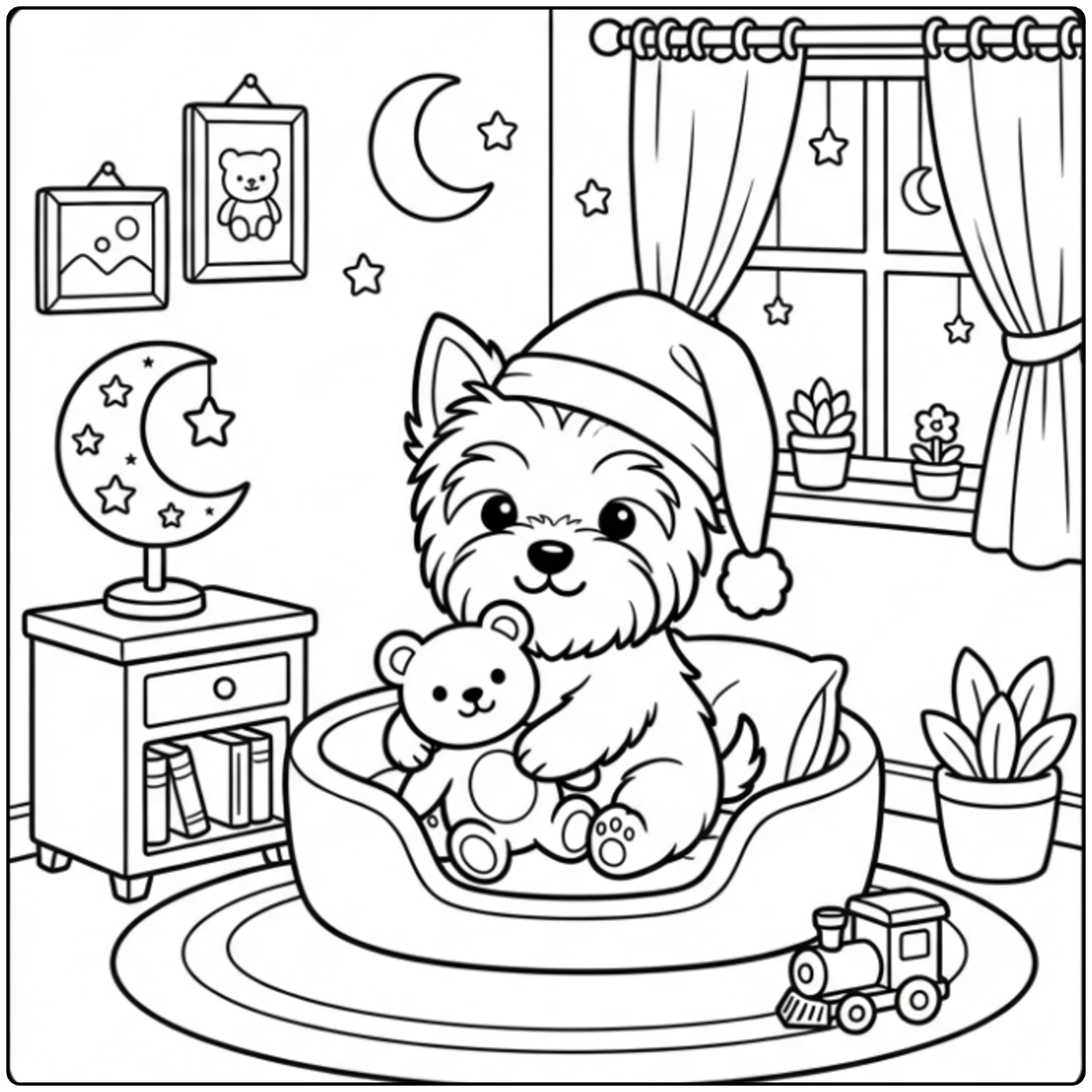 40 Yorkie Coloring Pages: Free Printable PDFs To Print