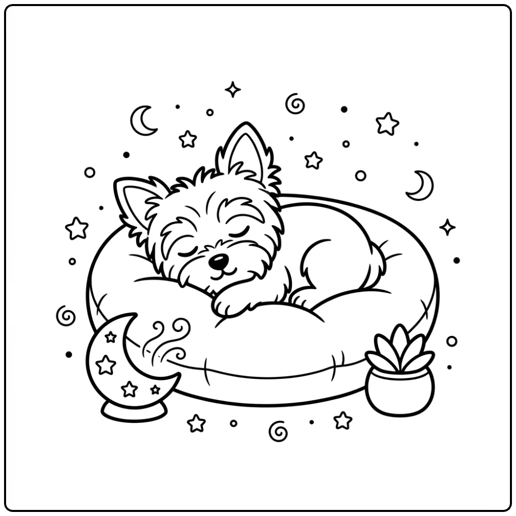 40 Yorkie Coloring Pages: Free Printable PDFs To Print