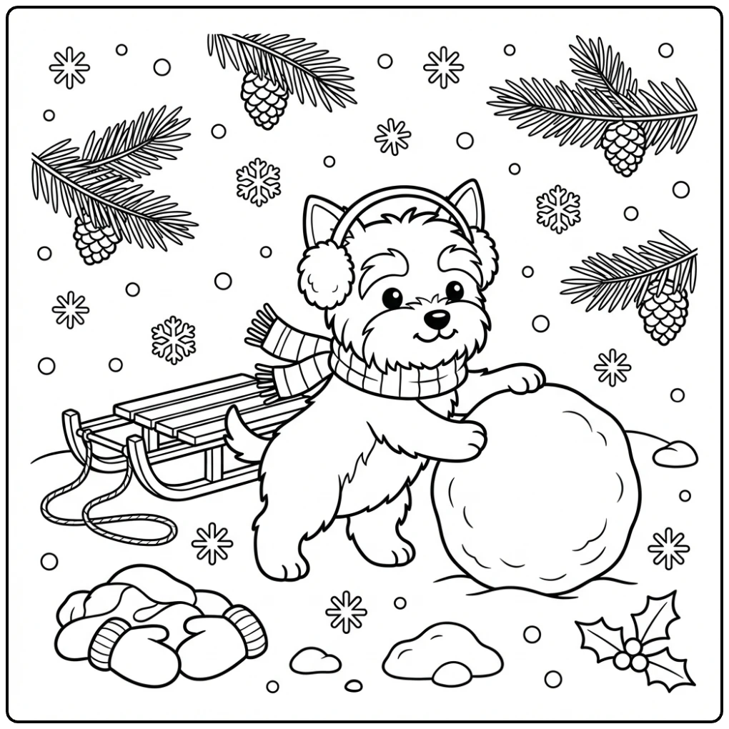 40 Yorkie Coloring Pages: Free Printable PDFs To Print