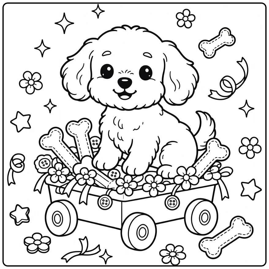 10 Cavapoo Coloring Pages: Free Printable PDFs To Print