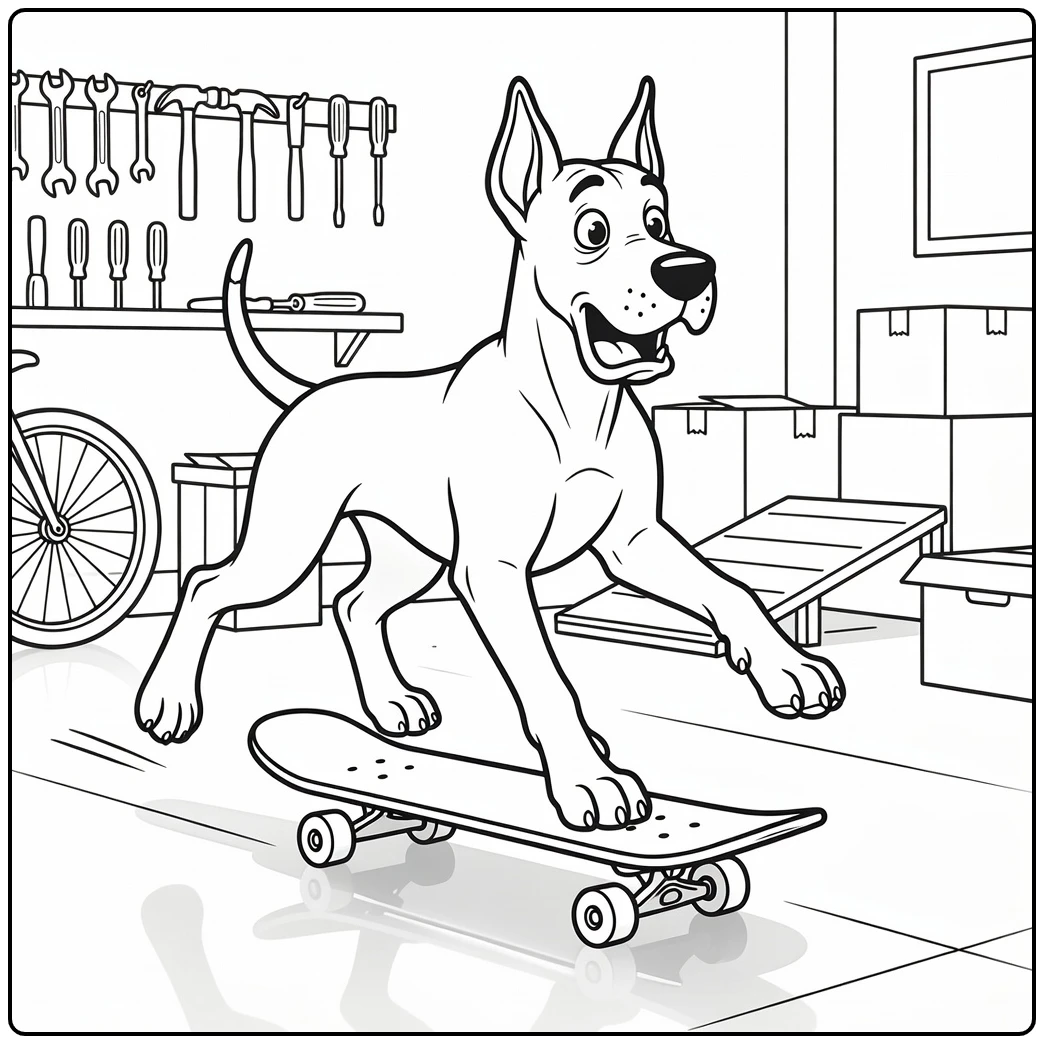 20 Great Dane Coloring Pages: Free Printable PDFs To Print Today