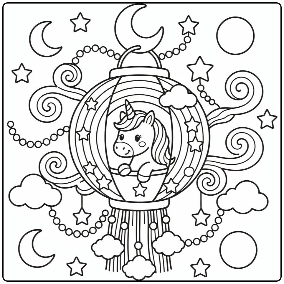 30+ Rainbow Unicorn Coloring Pages: Download & Print for Free