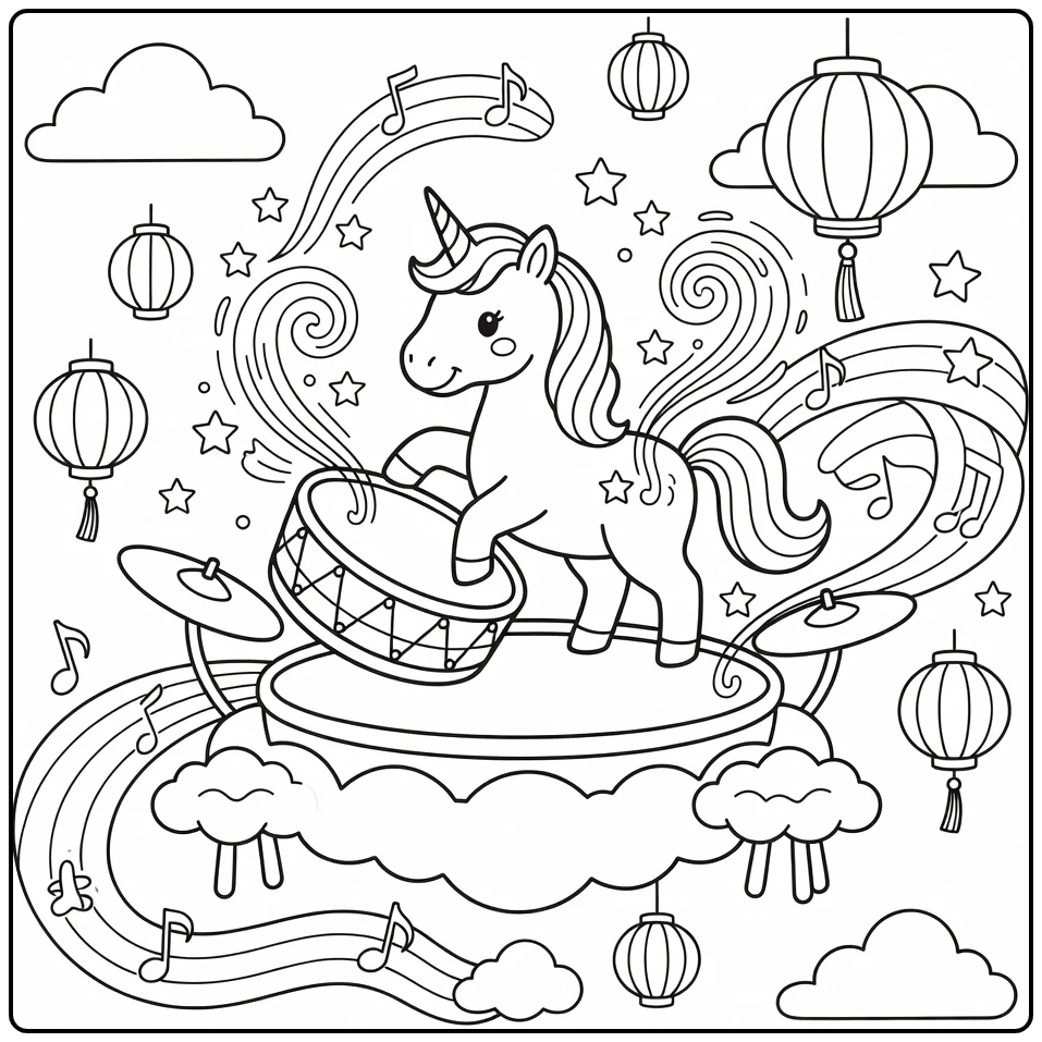 30+ Rainbow Unicorn Coloring Pages: Download & Print for Free