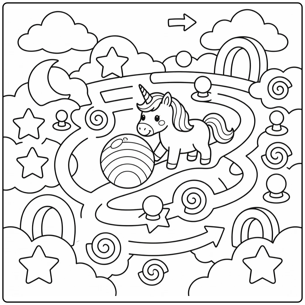 30+ Rainbow Unicorn Coloring Pages: Download & Print for Free